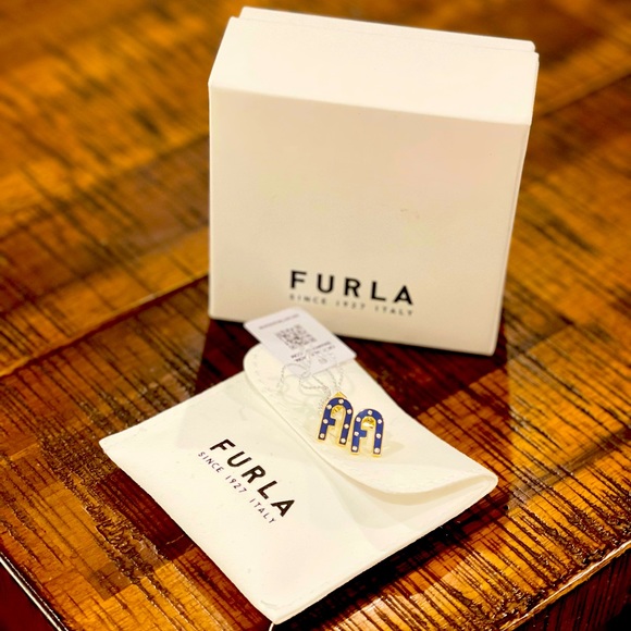 Furla | Jewelry | Furla Arch Logomania Earrings | Poshmark